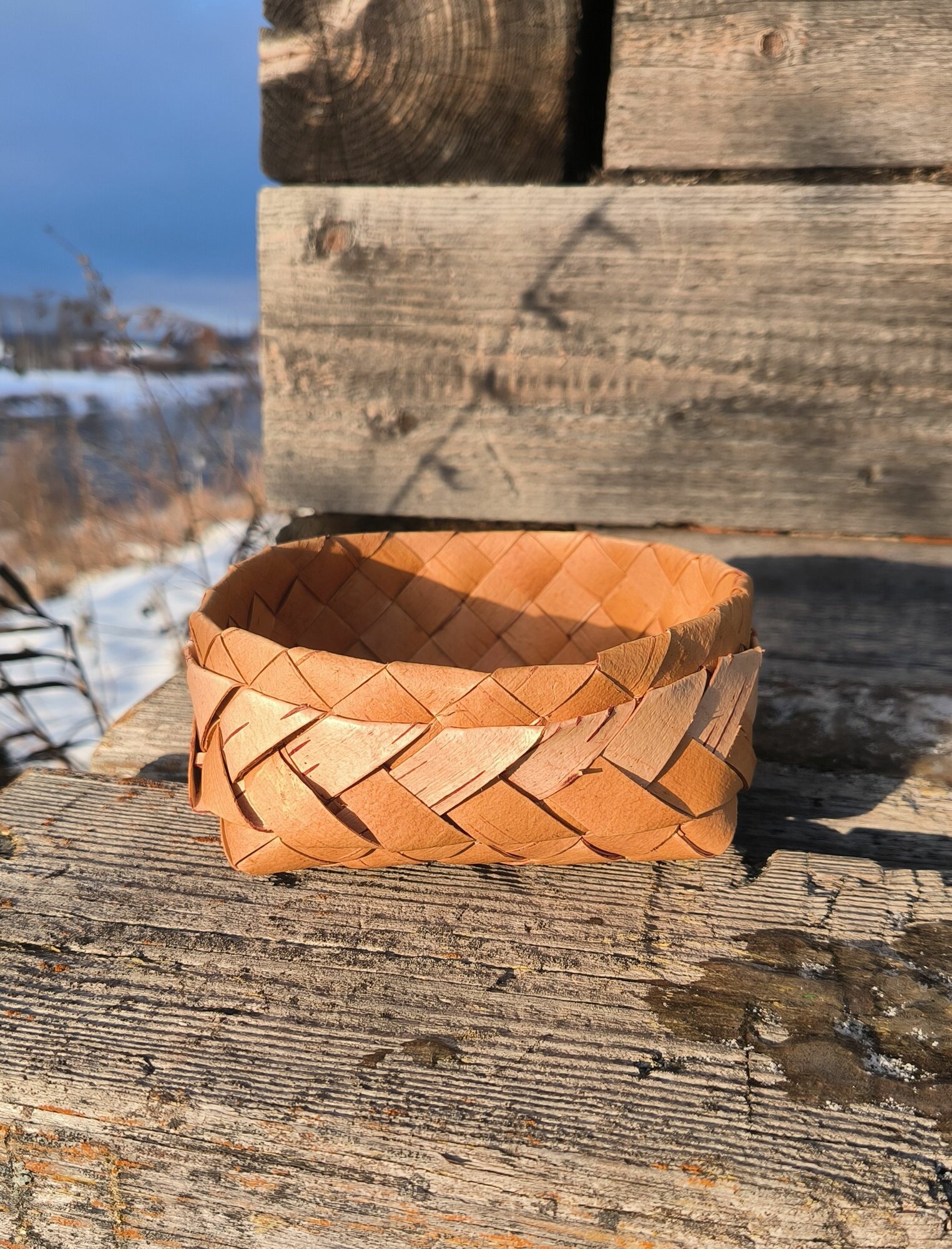 Салфетница плетеная