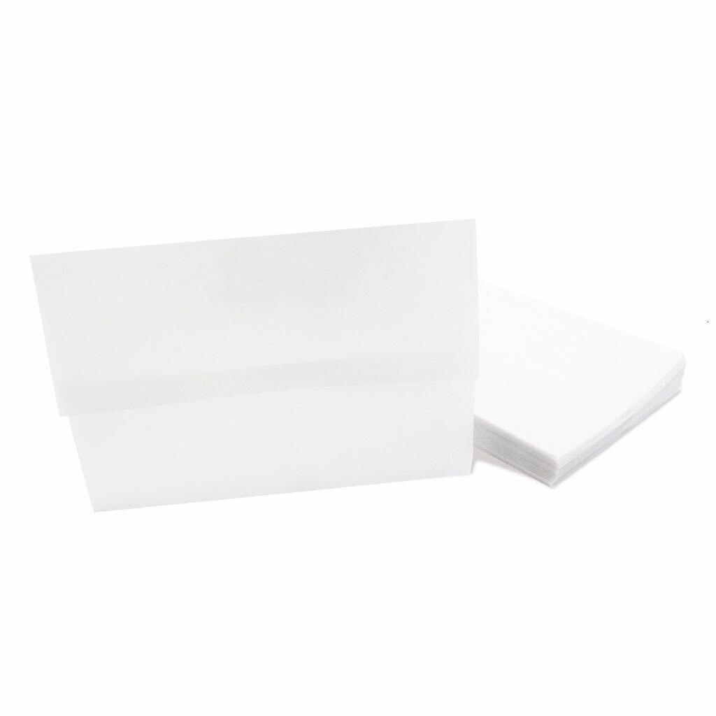 50 прозрачных конвертов для свадебных приглашений