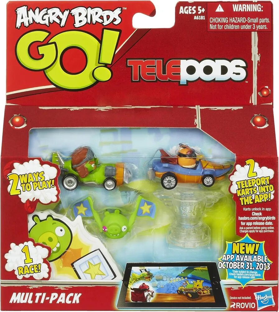 Аксессуар для фигурок Angry Birds Telepods Multi-Pack, фигурки в наборе