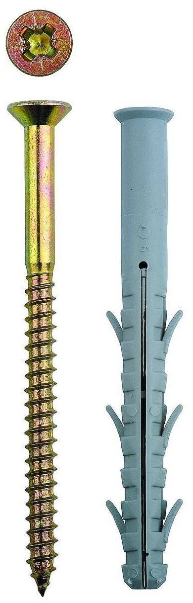 Рамный дюбель 10x160 мм 50 шт Зубр 4-301455-10-160