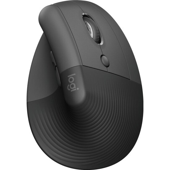 Мышь Logitech LIFT черный/серебристый графитовый (910-006479)