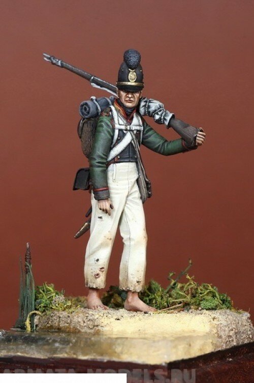 5431SOGA Fusiler of the light battalion. Bavaria. 1812 year.