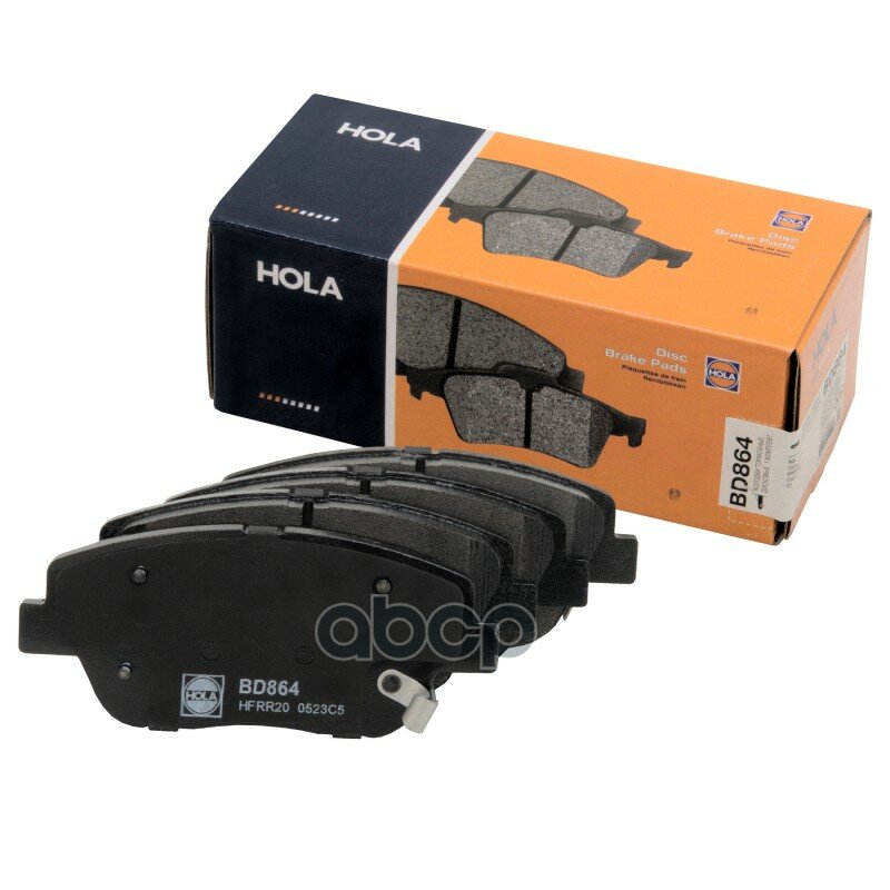 Тормозные колодки дисковые HOLA арт. bd864