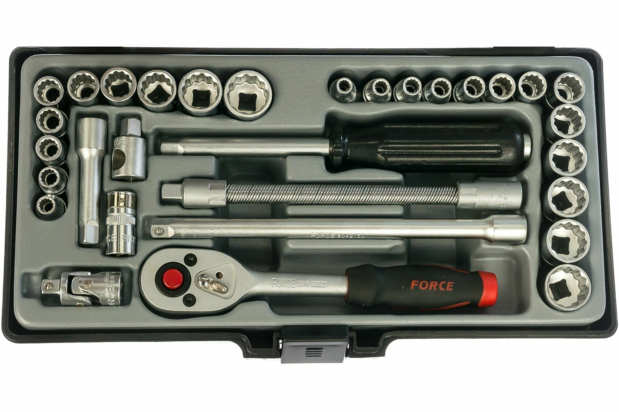 Набор инструментов с 12-ти гранными головками FORCE 2312