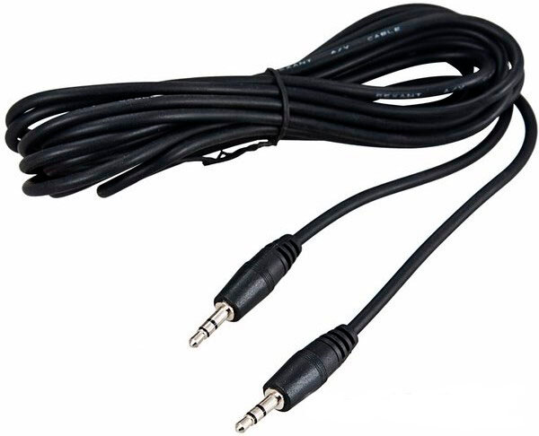 Шнур Rexant, штекер стерео 3.5 мм - штекер стерео 3.5 мм, 5 м {17-4105}