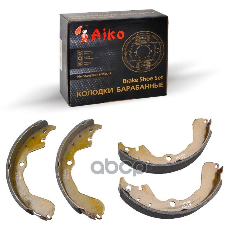 AIKO FN0704 Колодки тормозные TOYOTA Matrix, Voltz / PONTIAC VIBE (2002-2008) барабанные