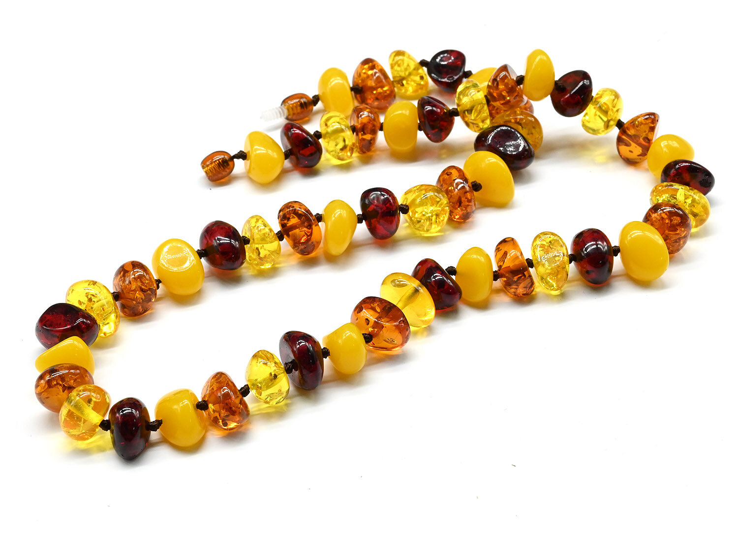 Бусы, янтарь