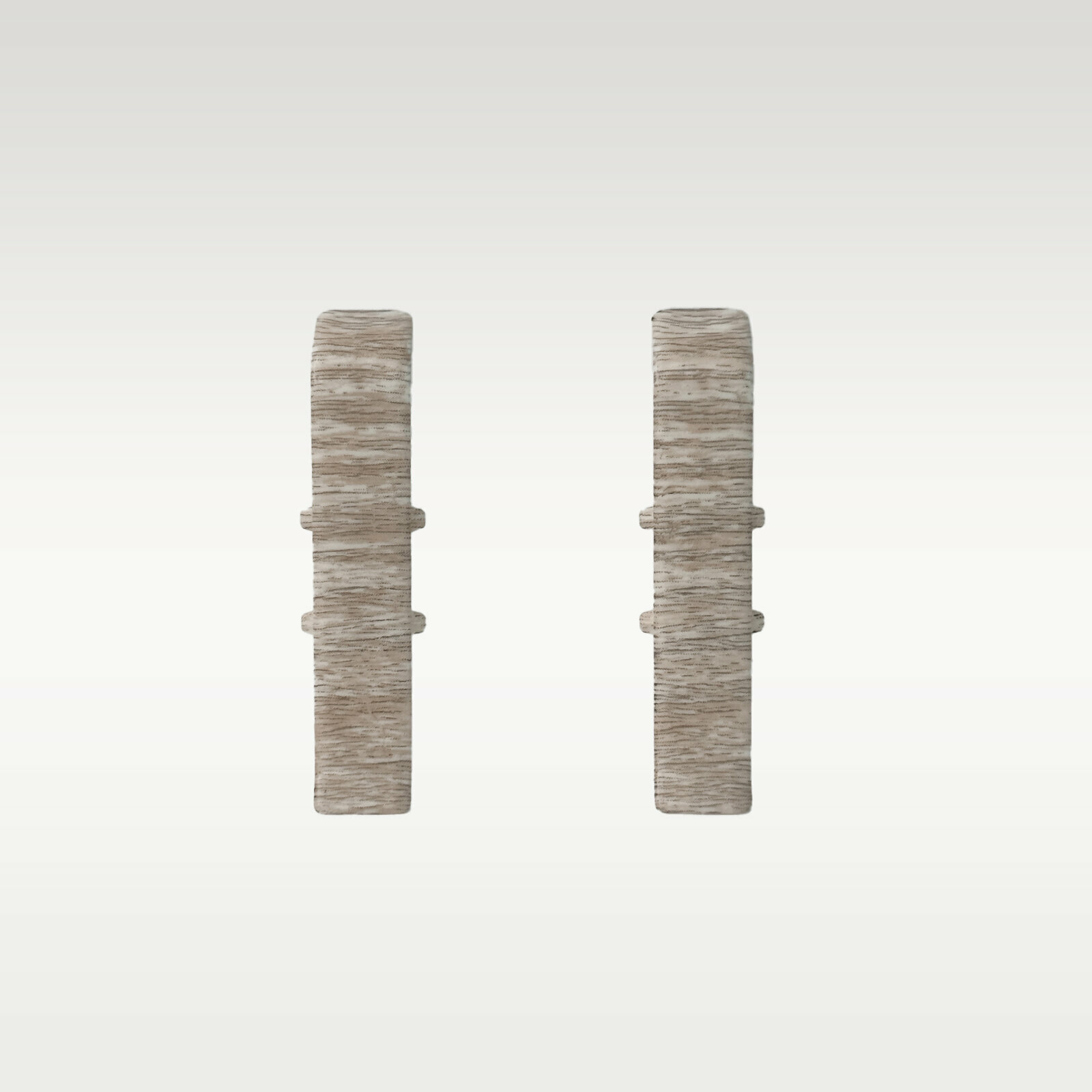 Соединитель для плинтуса ПВХ Деконика 21х85 мм 294 орех антик, 2 шт.