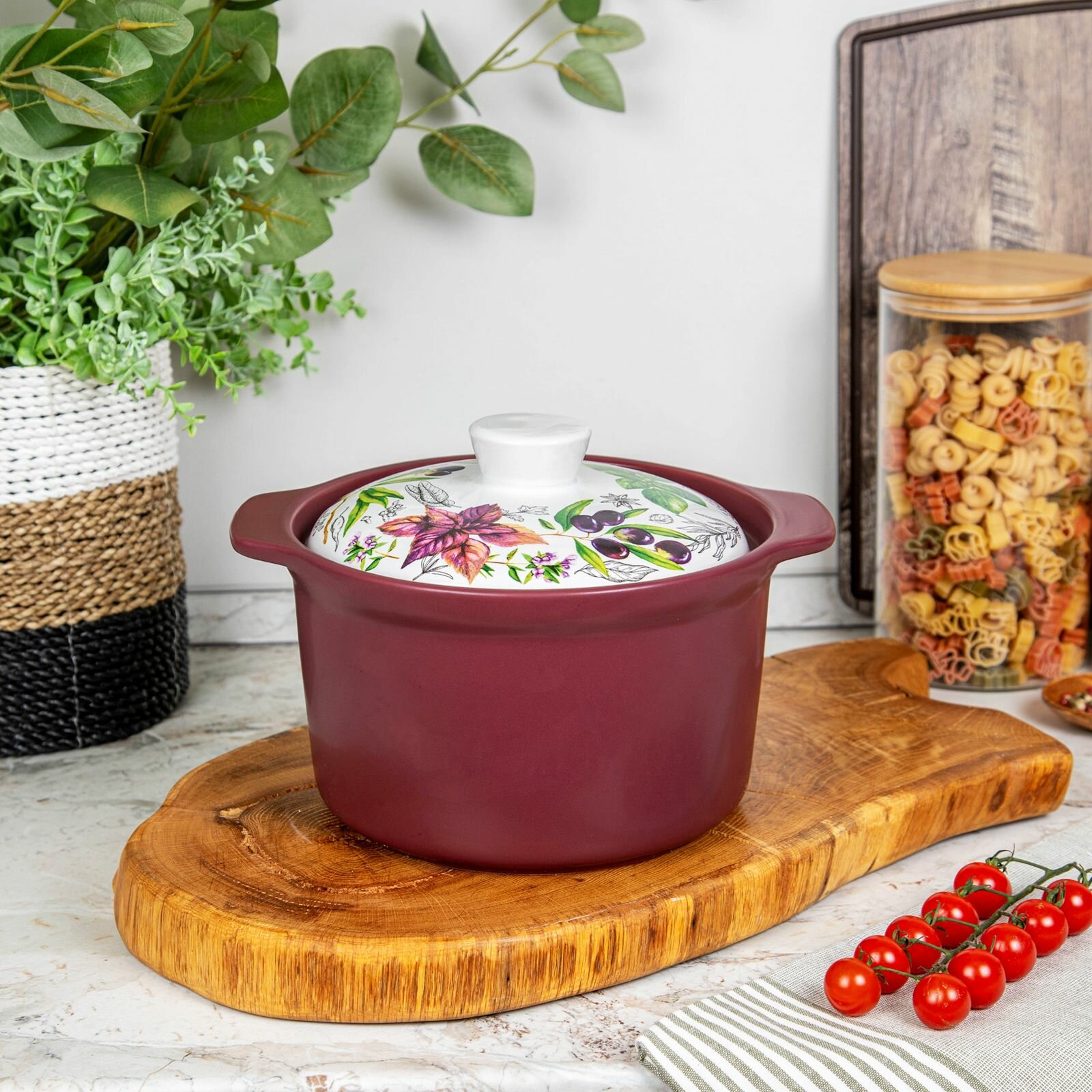 Кастрюля керамическая 3,0л Basilic TM Appetite