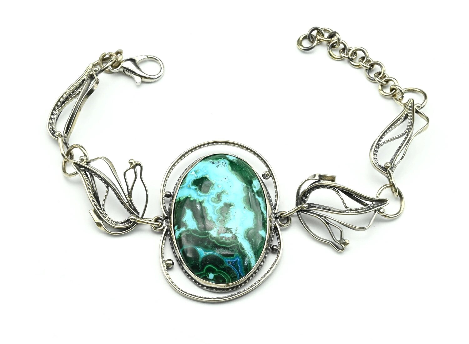 Браслет, хризоколла