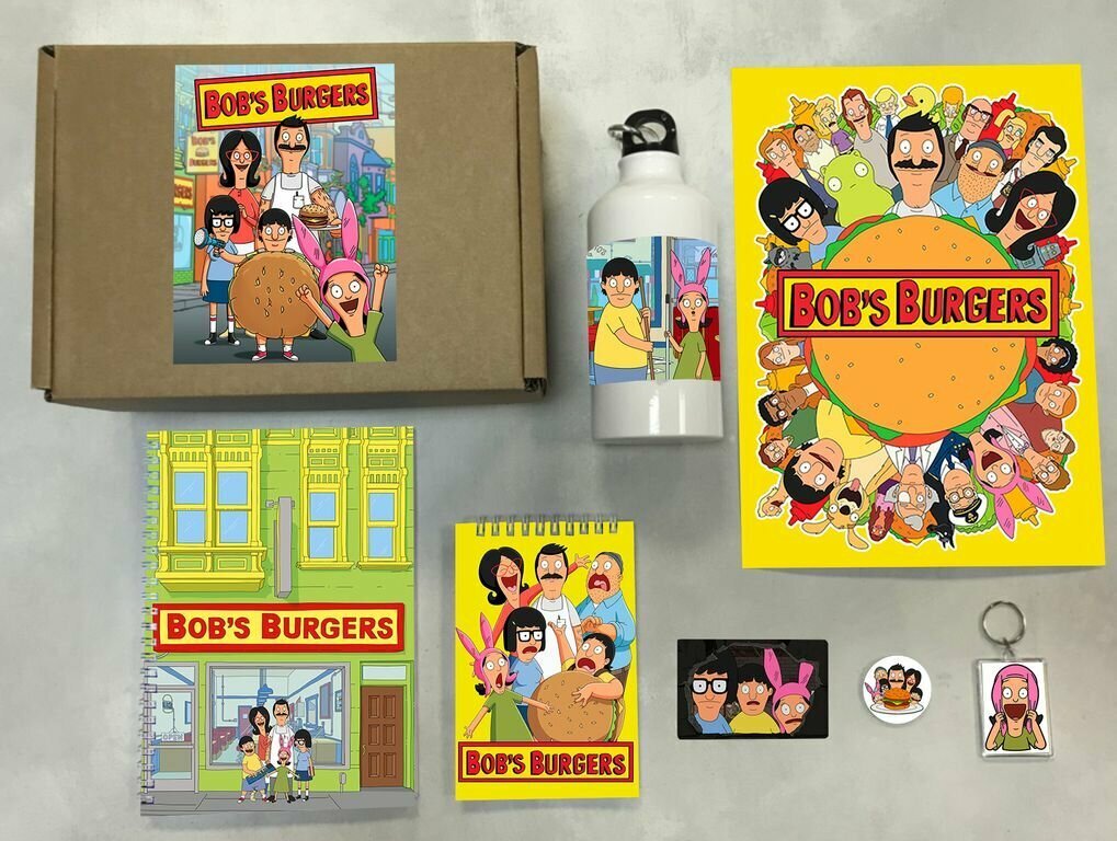 Бокс Bob"s Burgers, Закусочная Боба №4, Товары с вашими картинками