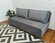 Диван MF-SOFA Лофт мини Лайт, прямой, раскладной, серый, велюр, еврокнижка