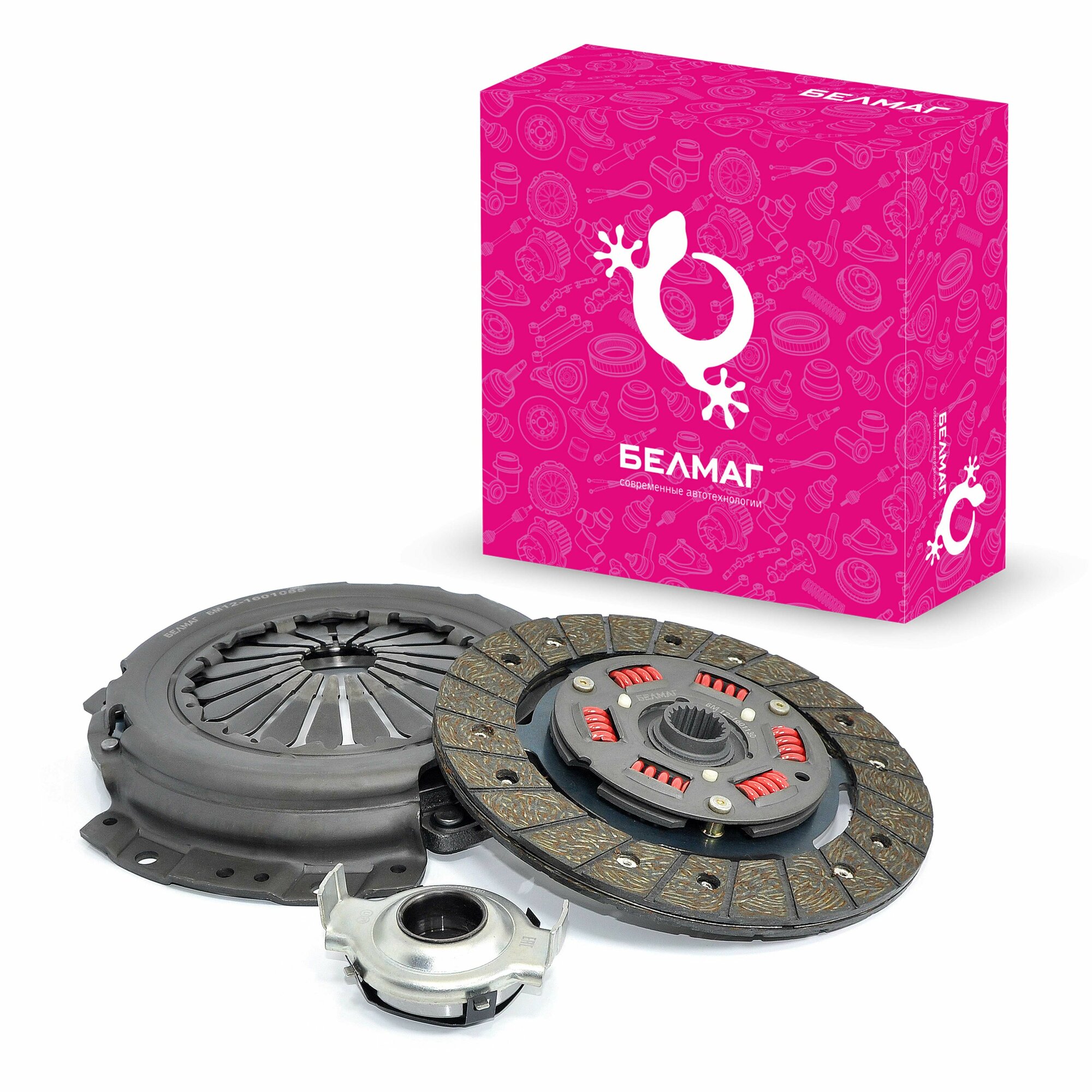 Комплект сцепления в сборе BELMAG BM0204 для LADA Kalina, Samara, 2110, Granta, Priora