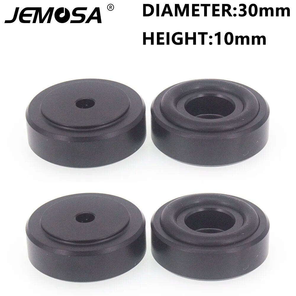 Ножки для усилителя JEMOSA Black 30x10 мм, 4 шт.