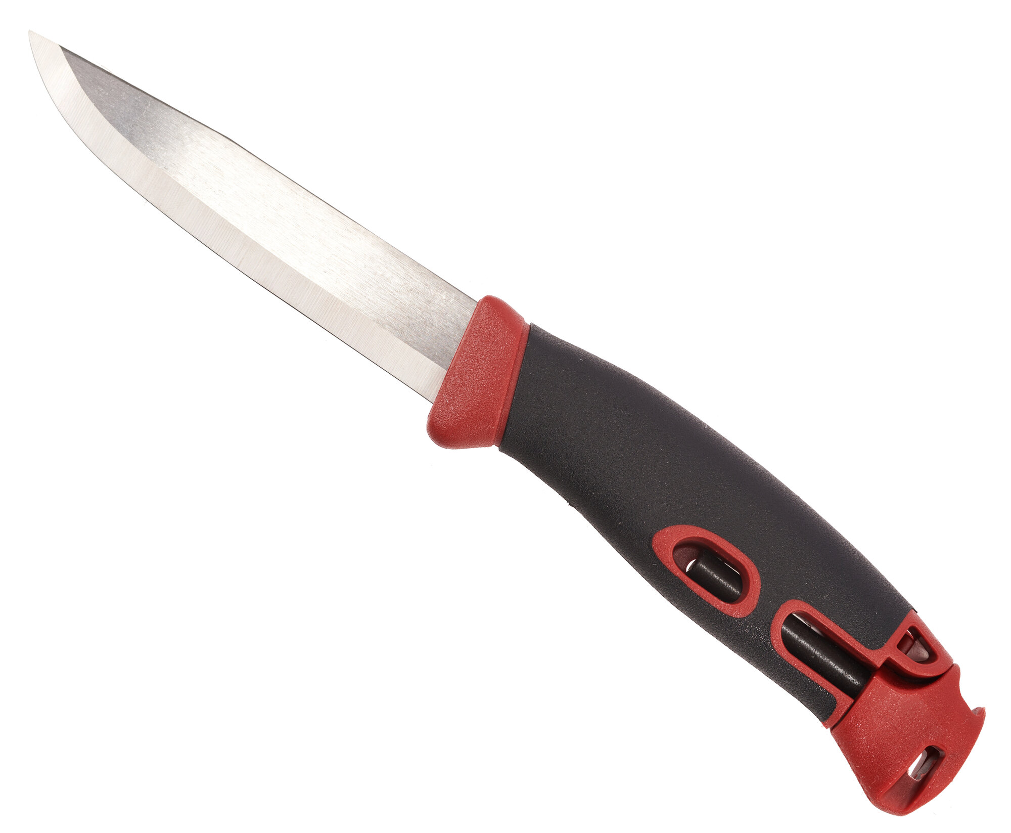Нож Morakniv Companion Spark (нержавеющий, с огнивом, бордовый)