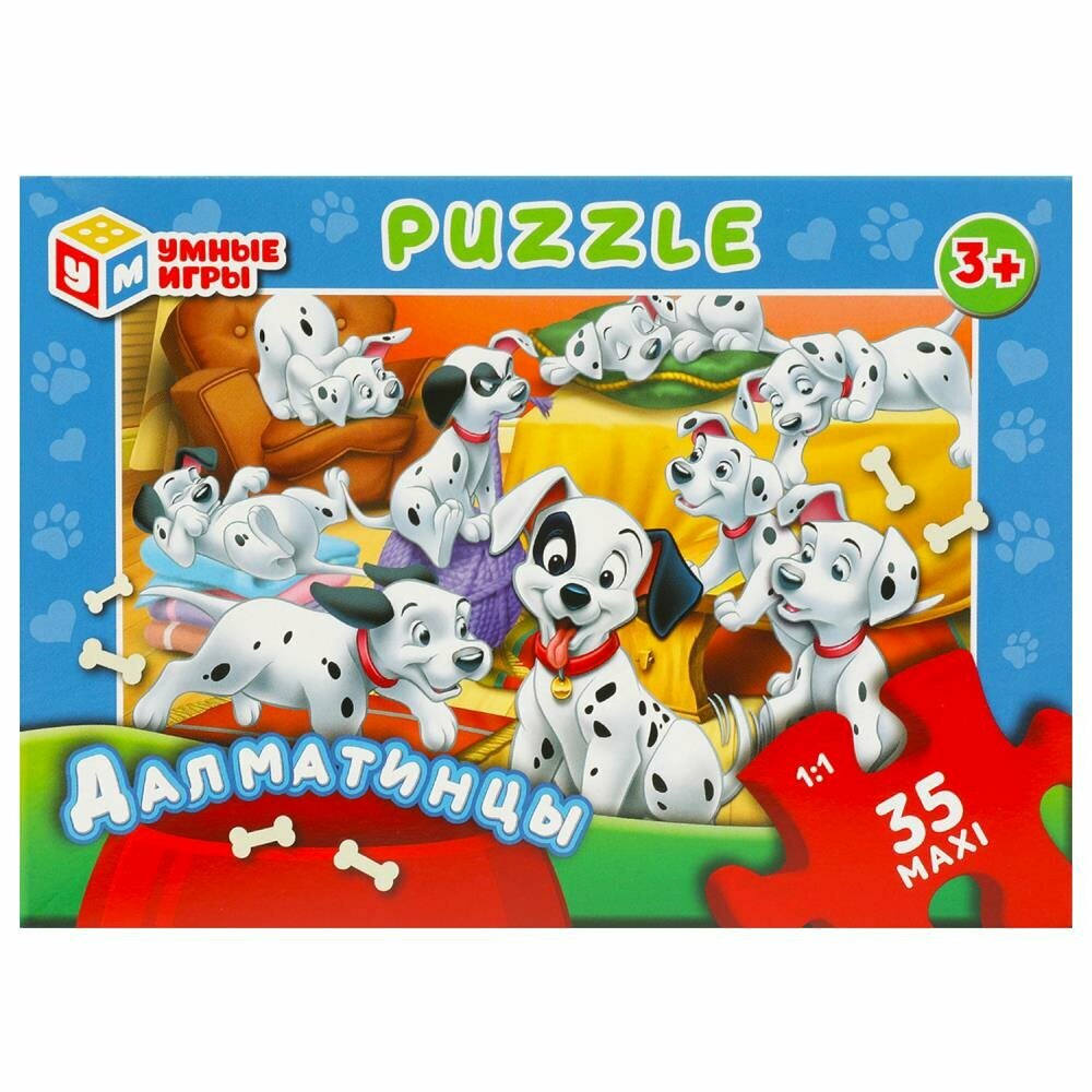 Макси-пазлы Далматинцы, 35 деталей Умные игры 4660254456136