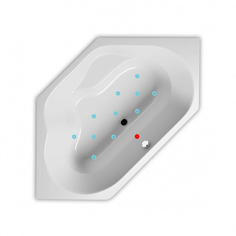 Гидромассажная ванна RIHO WINNIPEG AIR 145x145