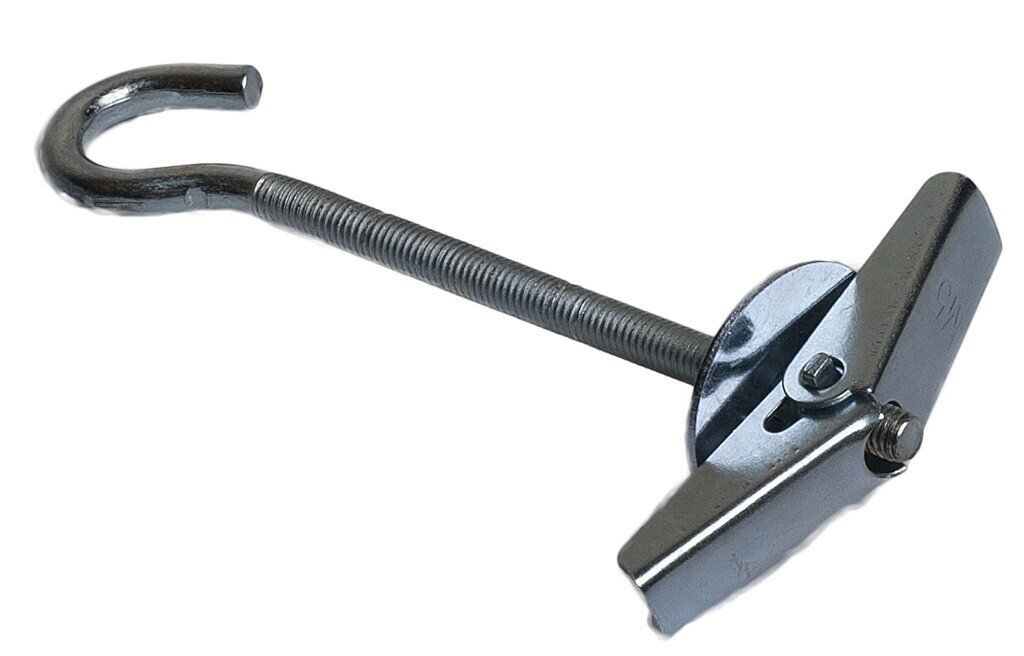 Складной пружинный дюбель с крюком М 6х102, 4шт.