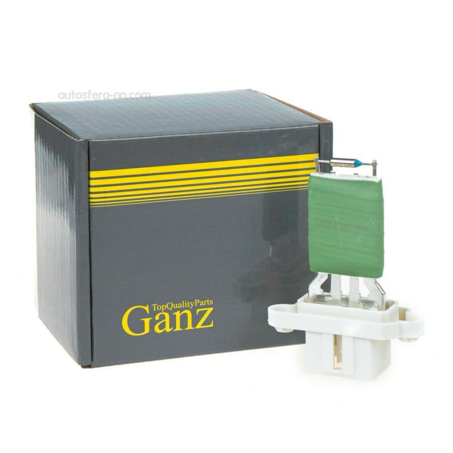 GANZ GIF04005 Резистор вентилятора отопителя FORD Fiesta V/Fusioan/Focus II/Mondeo IV/S-Max GANZ GIF04005