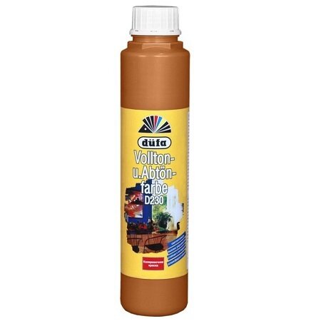 Краска Колеровочная Dufa Vollton und Abtonfarbe D230 750 мл 134 Терракотовая, Водно-Дисперсионная / Дюфа.*