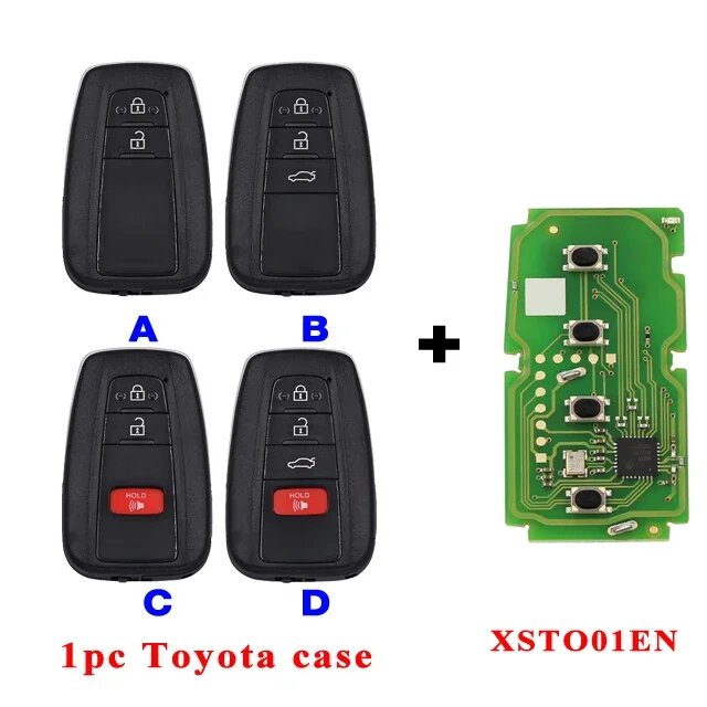 Xhorse VVDI XM38 Smart Key XSTO01EN Бесконтактный дистанционный ключ 8A 4D 4A Чип для Toyota Lexus Обновленная версия VVDI XM Key XSTO00EN