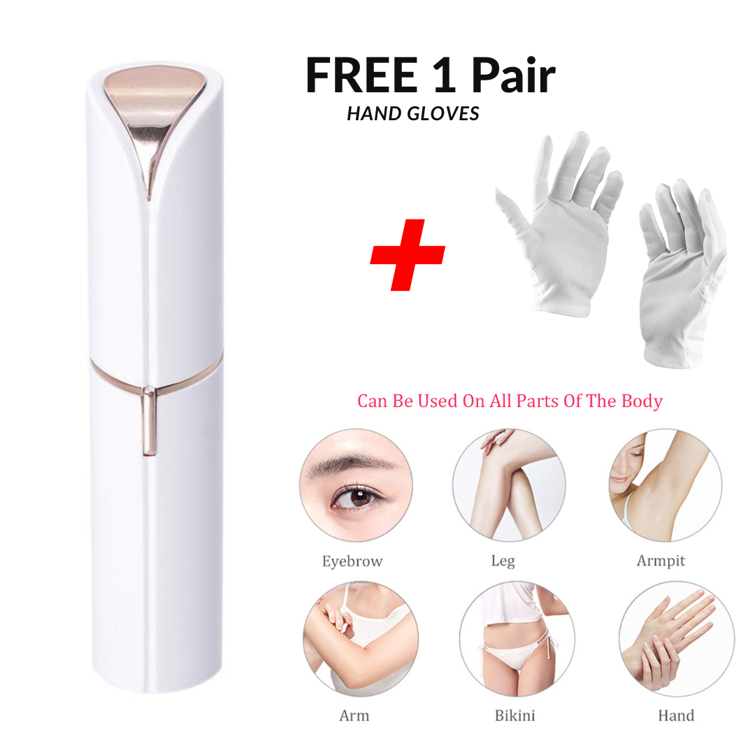 Оригинальный безупречный аппарат для удаления волос для женщин, безболезненное удаление волос на лице, аккумуляторный эпилятор для удаления волос - электрический триммер