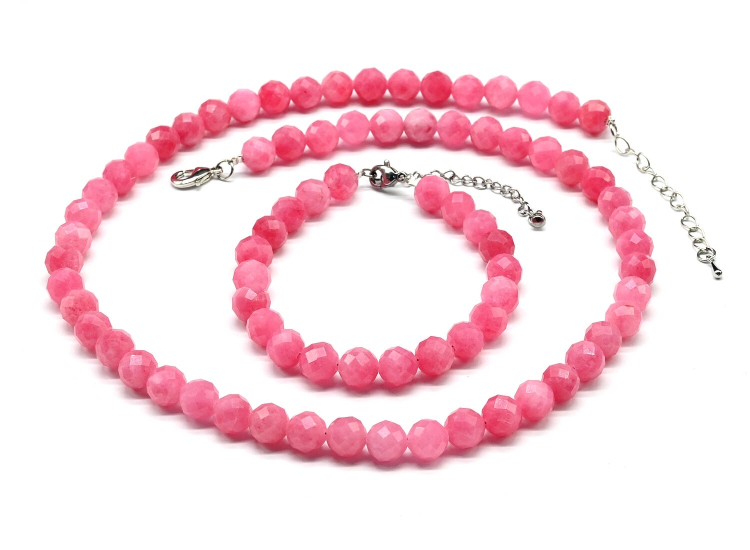 Бусы, кальцит