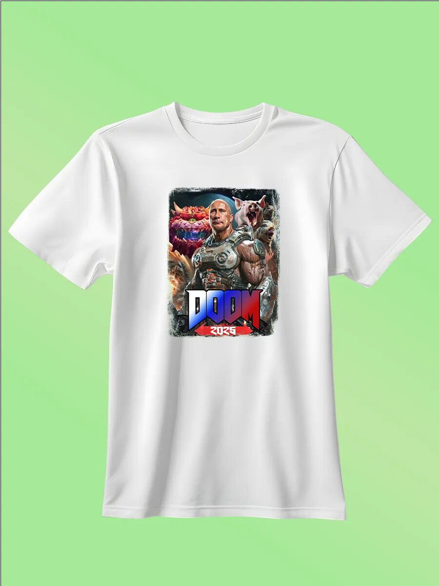 Футболка с путиным doom