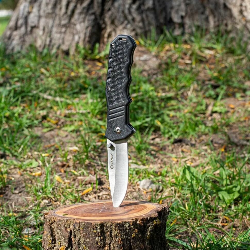 Нож Ganzo G616 складной EDC, нержавейка 440C, длина лезвия 7,9 см. недорогой для туризма, рыбалки, кемпинга