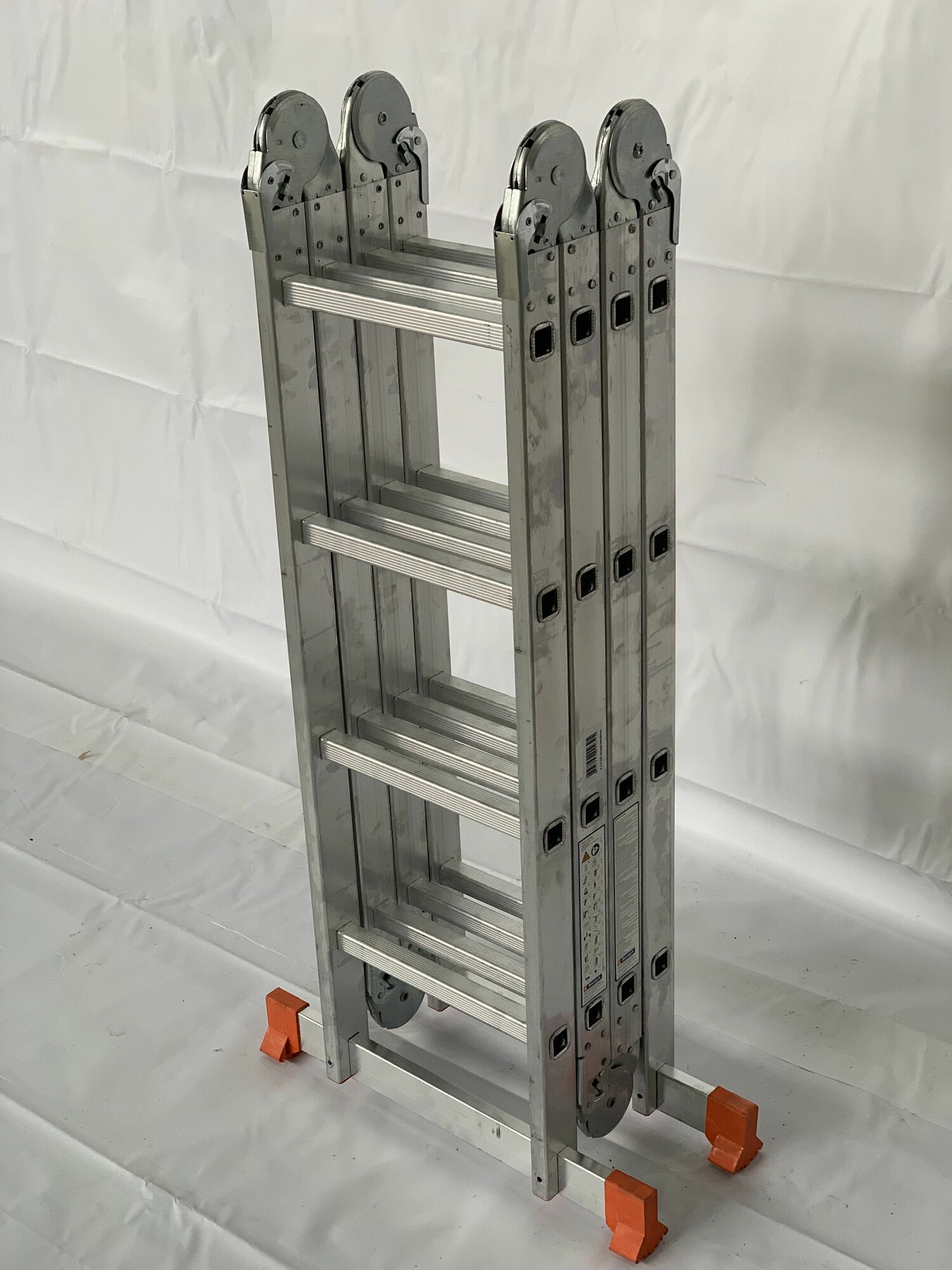 Лестница трансформер Sarayli PRO 4х4, размеры 1,21/2,40/4,66м (оригинал Турция)