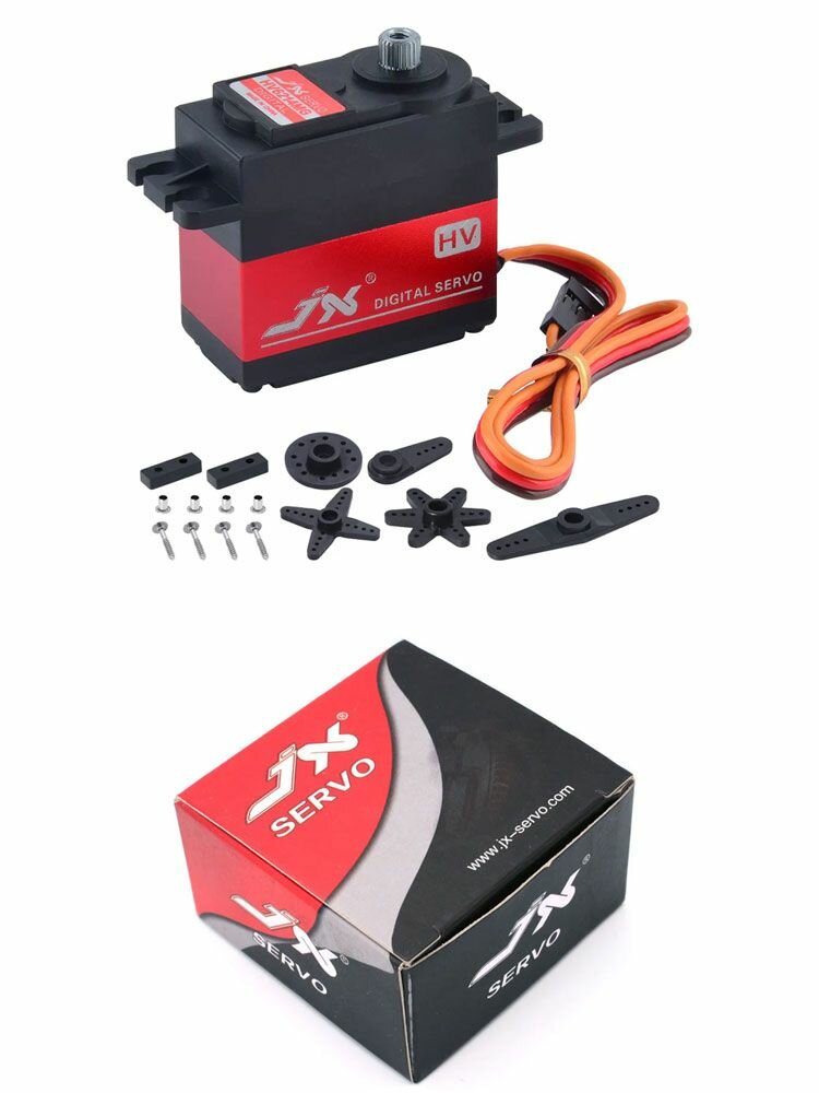 Сервомашинка цифровая JX Servo PDI-HV6214MG (62г/14.6/0.16/7.4V) стандартная PDI-HV6214MG