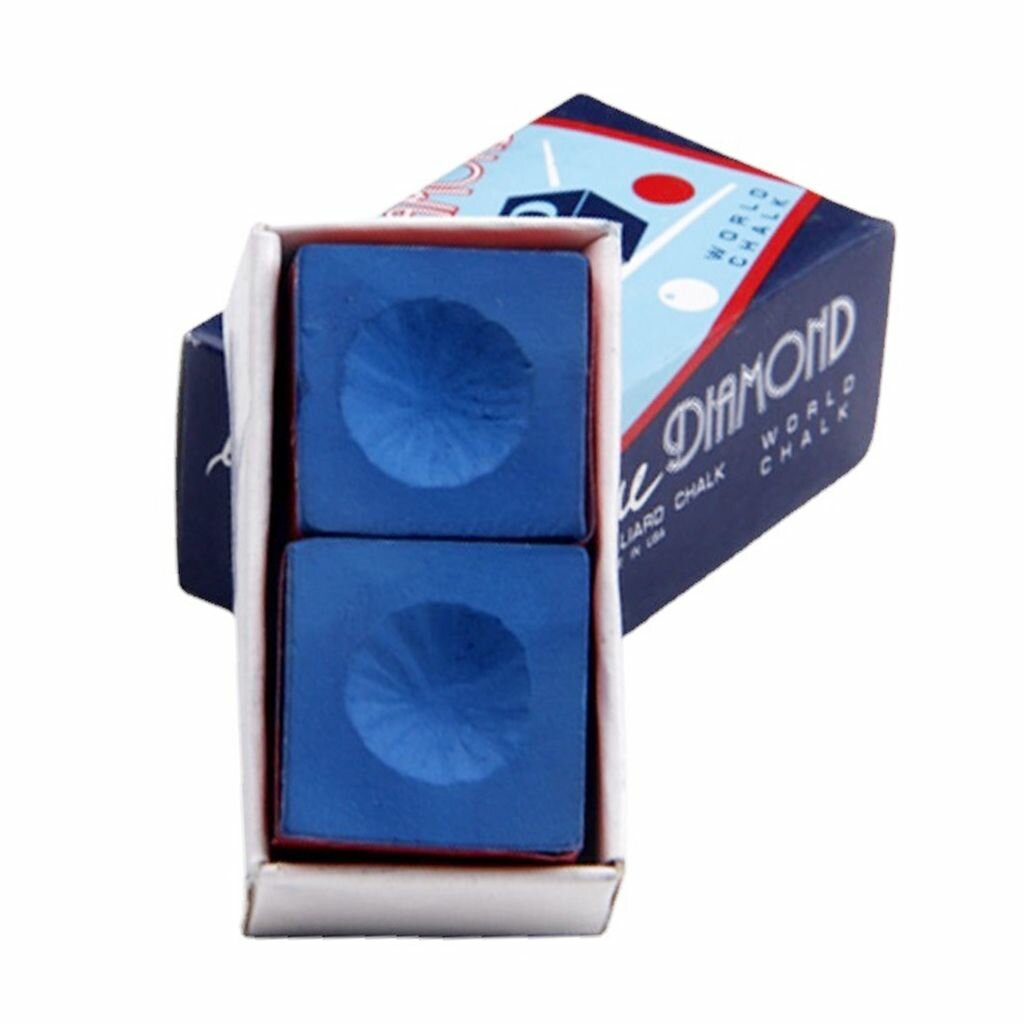 Аксессуары для настольного тенниса, Синий мел для бильярда, 1 упаковка (2 штуки)