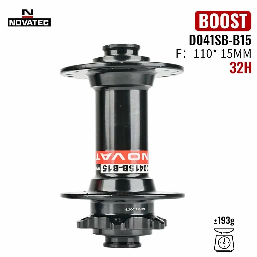 Втулка велосипеда Novatec Boost D442SB D041SB Ступица переднего заднего колеса втулка горного велосипеда 32H