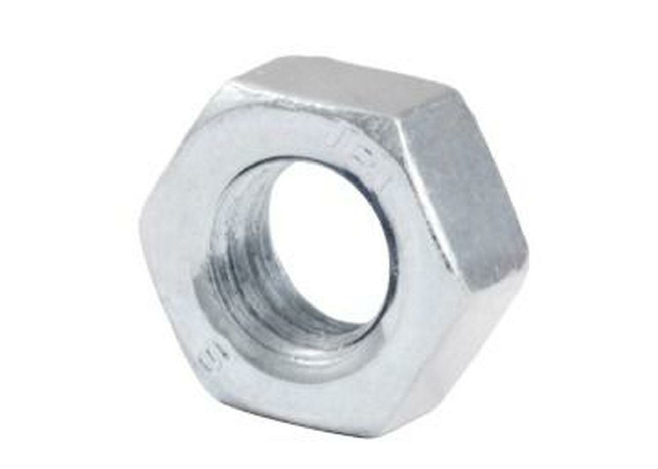 Гайка шестигранная HILST, М12, сталь, DIN 934, 100 шт, серебристый