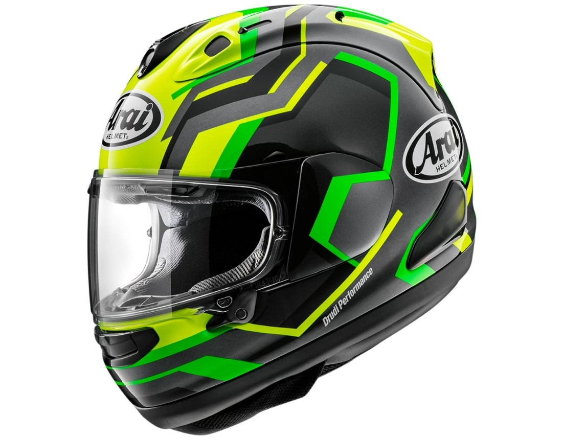 Мотошлем ARAI RX-7V EVO RSW Fluor Yellow, L