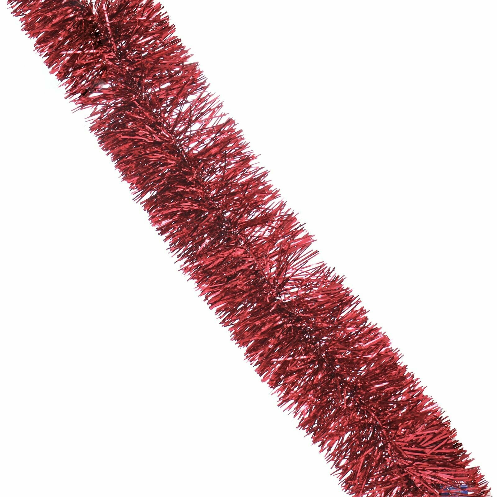 Мишура, новогоднее украшение 2м 13см "Искристое сияние" Рубин_3 шт.