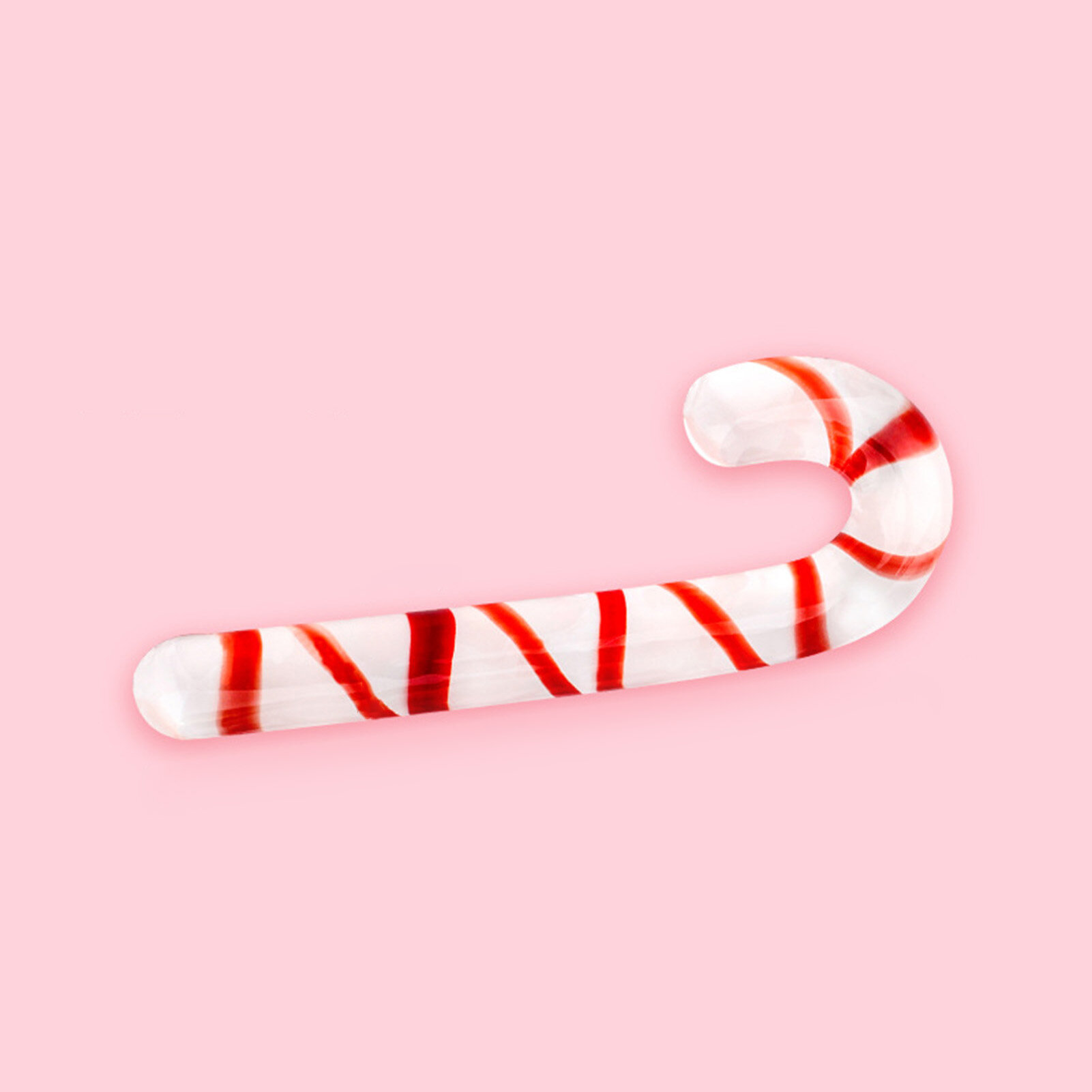 Кристаллическая анальная палочка в форме рождественской конфеты, маленький фаллоимитатор