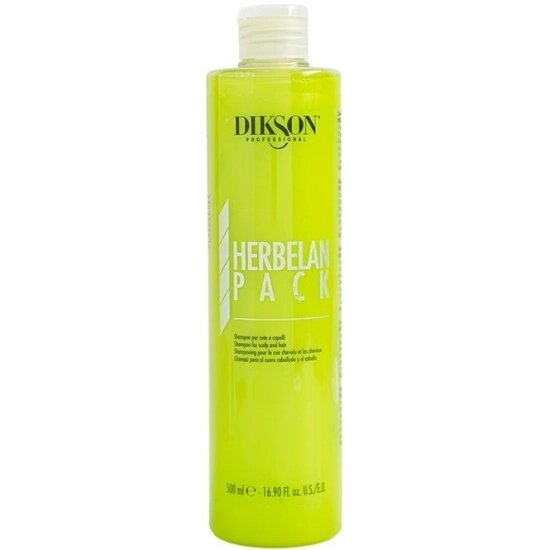 Растительный шампунь Dikson Herbelan Pack с ментолом, маслами ромашки и мальвы, 500 мл