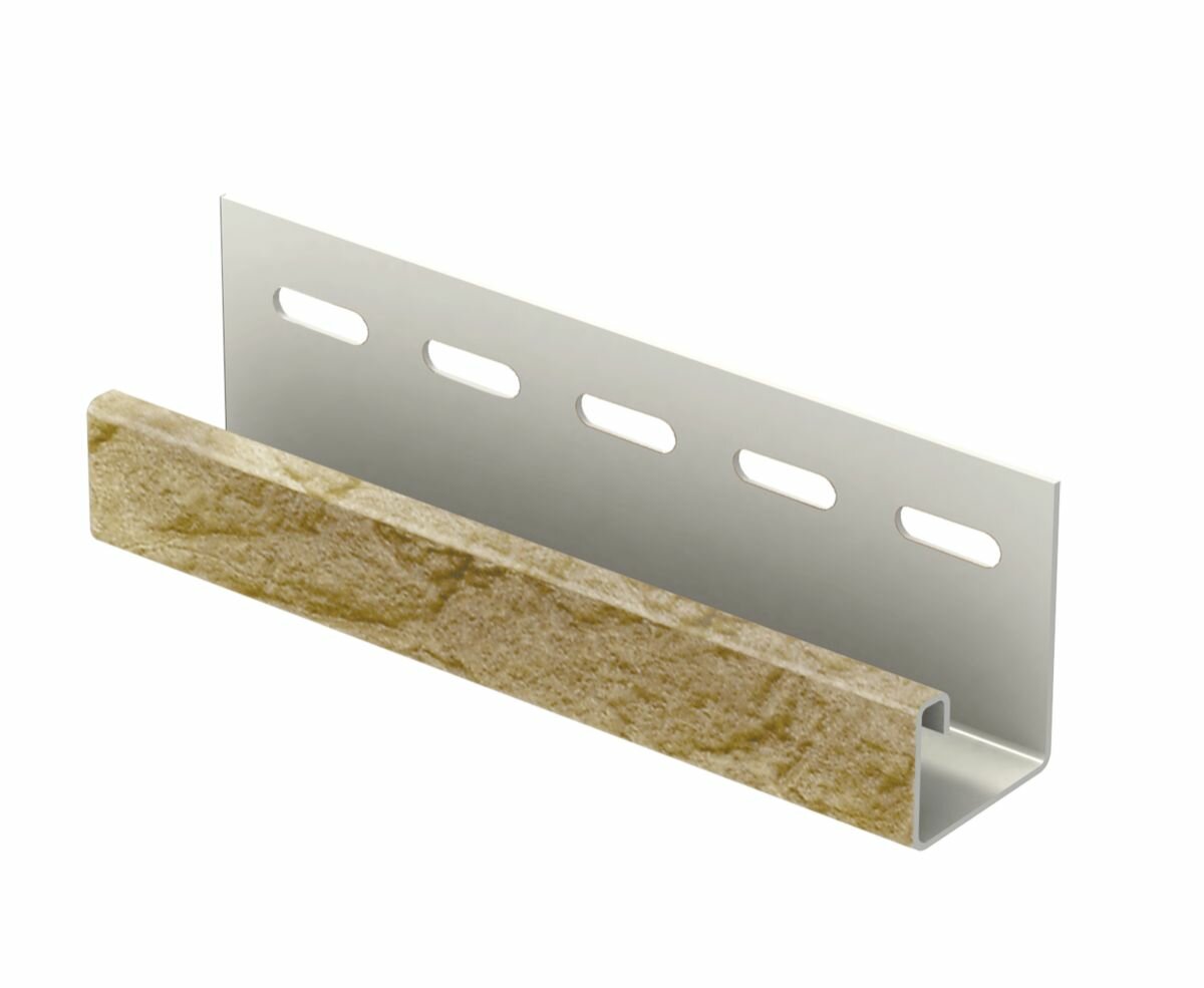 Ю-пласт J-планка (j-профиль), Стоун-хаус таганай дикий, 1 шт