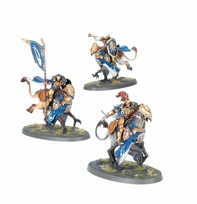 Фигуры "Штормстрайк Палладоры" Штормкастов Вечных (Смола, Литье) / Stormcast Eternals Stormstrike Palladors (Resin, Cast)