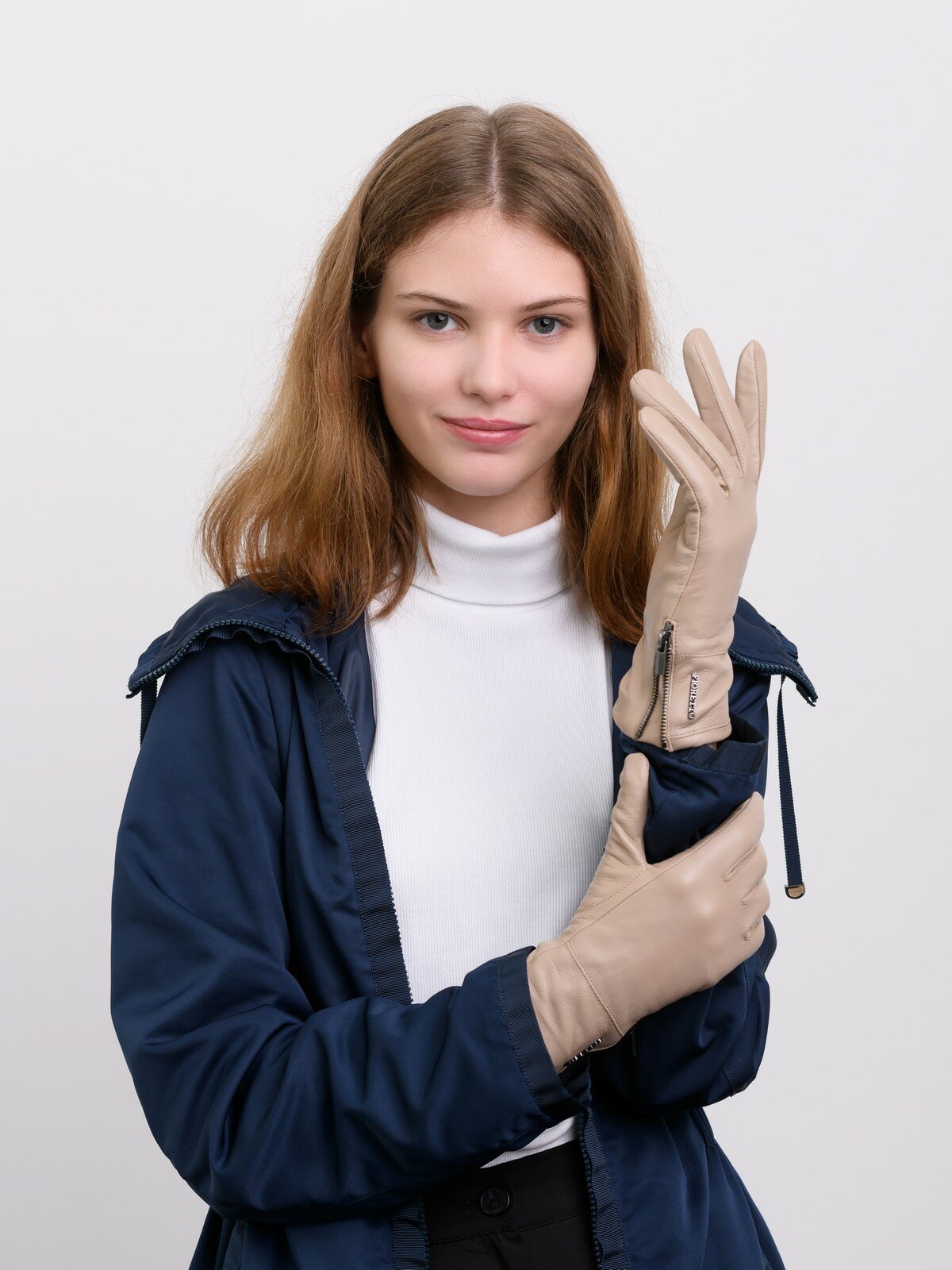 Перчатки Кожаные перчатки для женщин