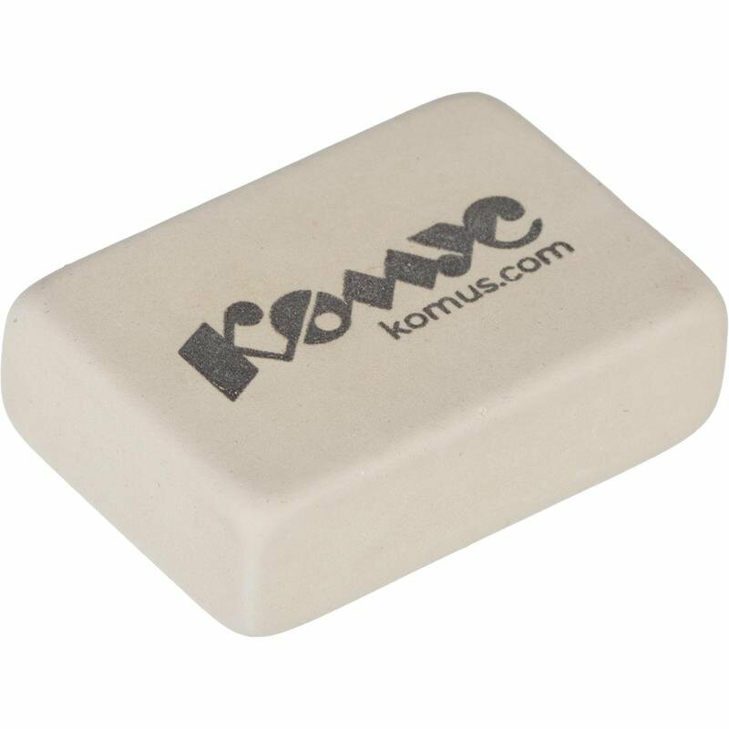 Ластик Комус натуральный каучук прямоугольный 26x18x8 мм, 1578479
