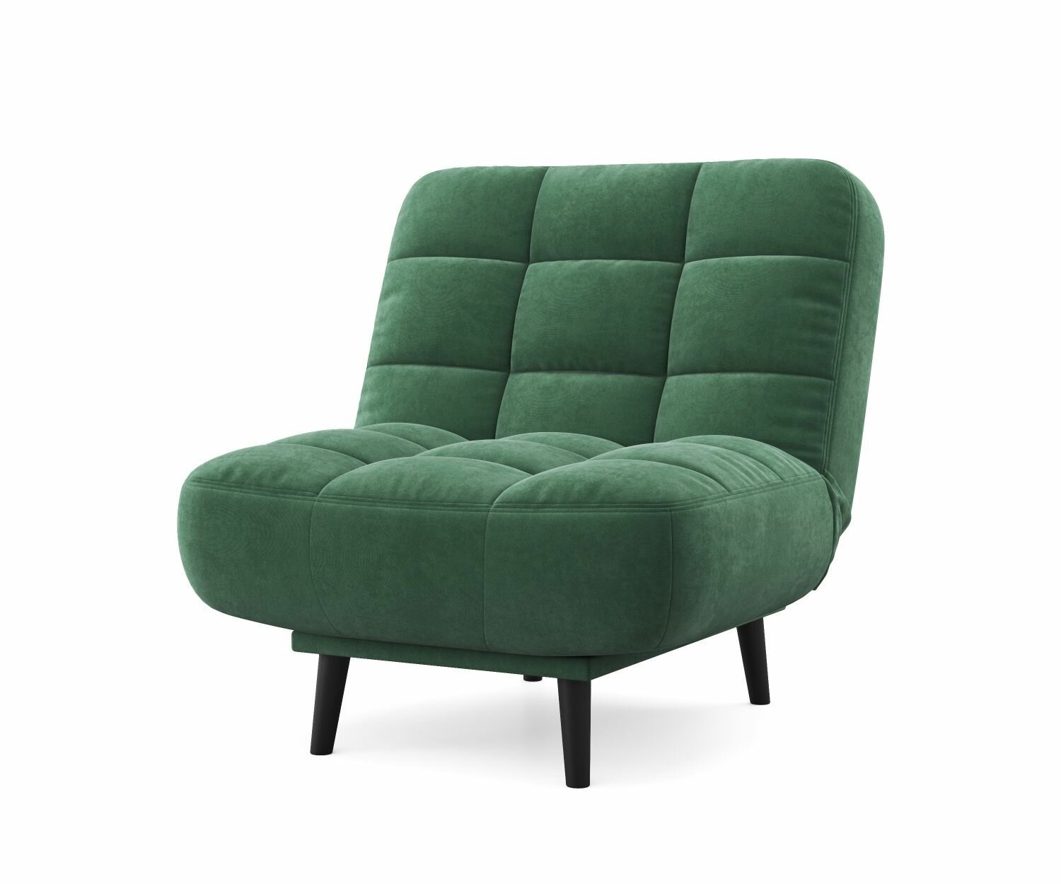 Кресло кровать раскладное Бадди книжка 100x98х97, зеленый мелиса 39