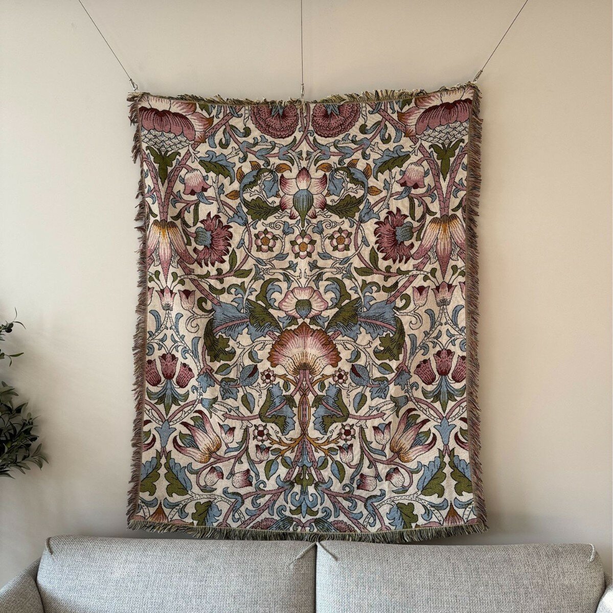 Плед-пончо, Диванное одеяло, Диванное одеяло, лилия, 130x160cm