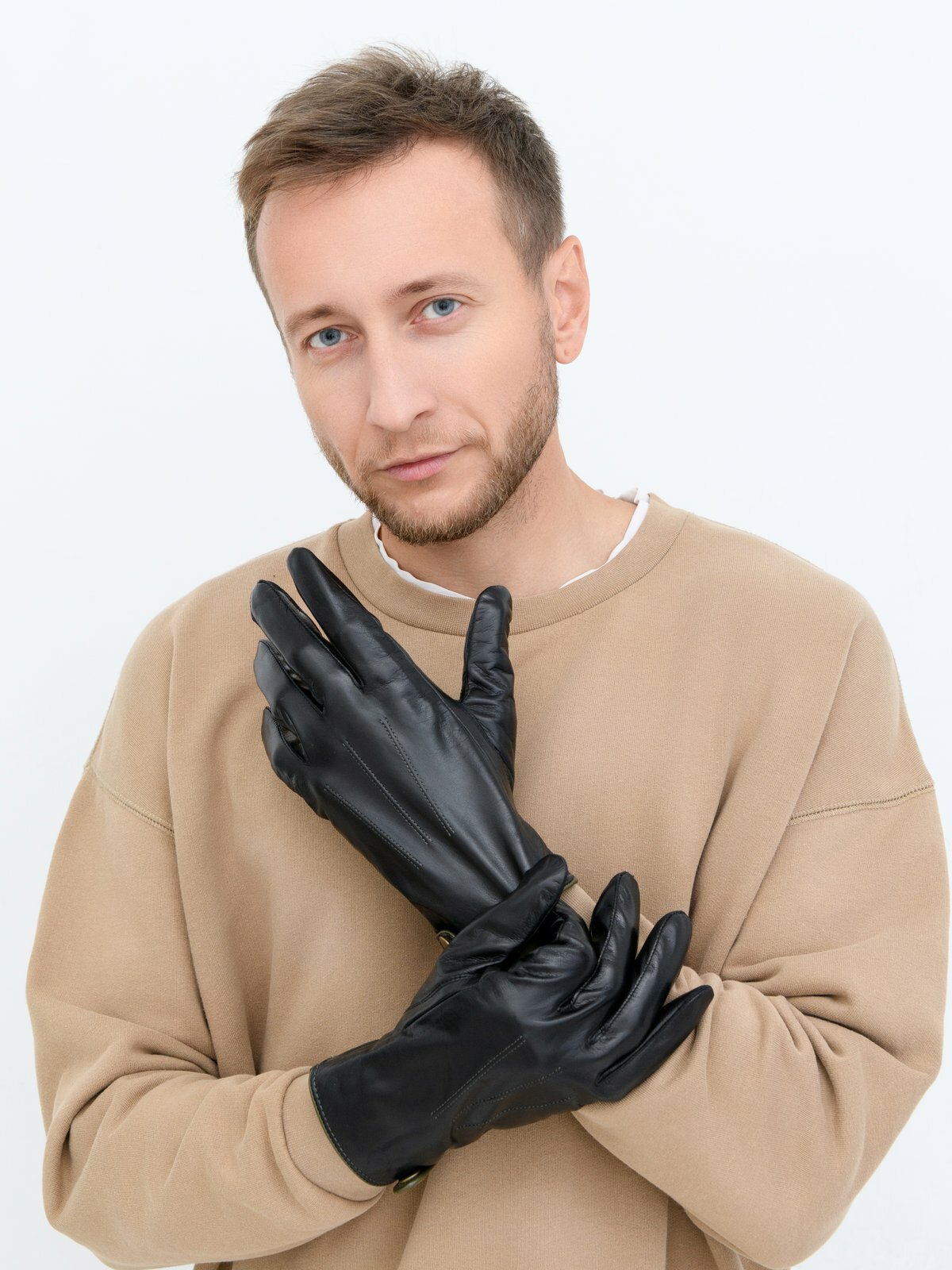 Перчатки Кожаные перчатки для мужчин