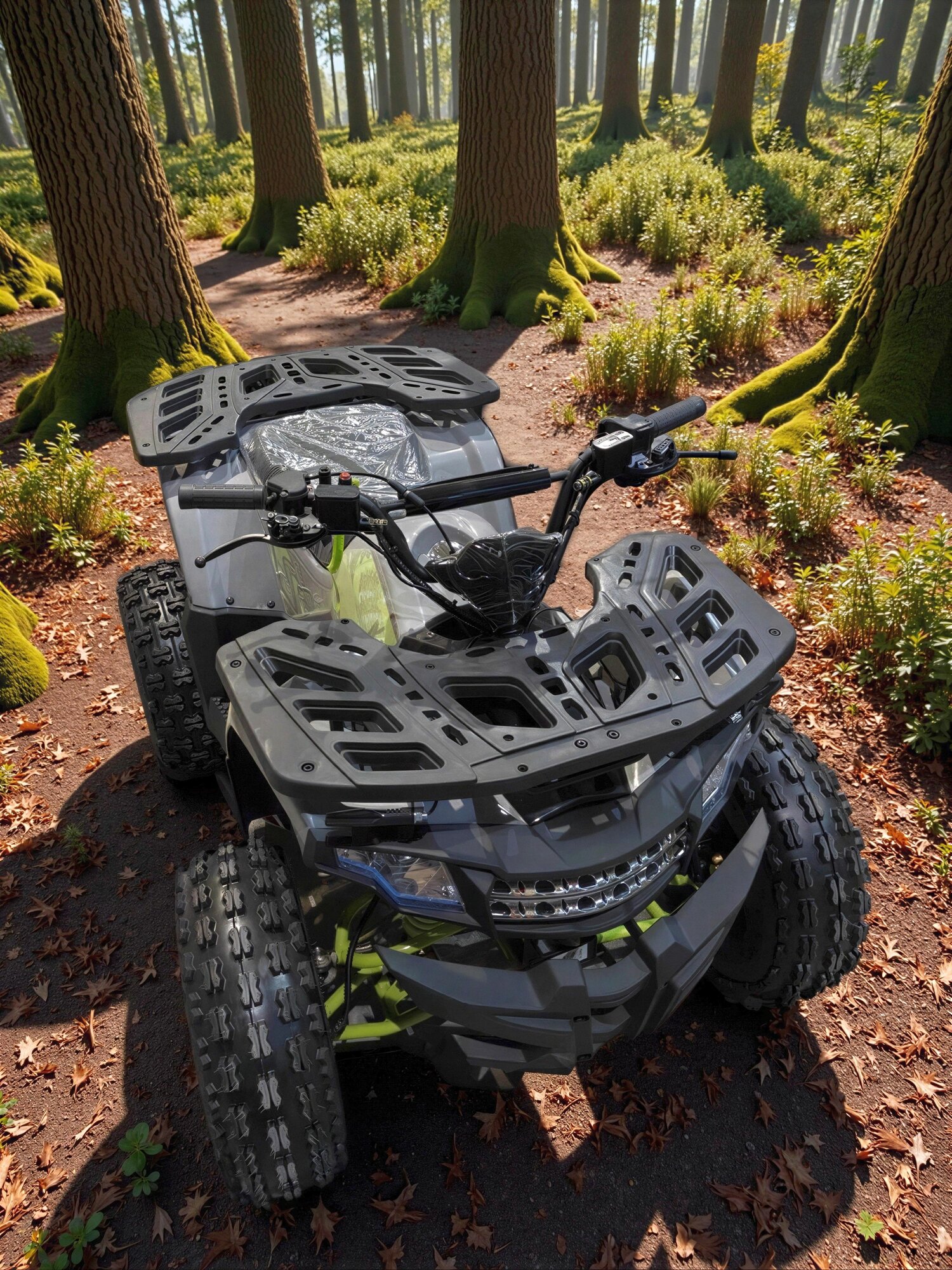 Квадроцикл BRAVO GREY 125 см3 (полуавтомат)