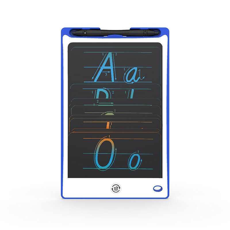 Универсальная электронная доска для рукописного ввода 8,8 дюйма с цветным экраном для детских занятий, синяя
