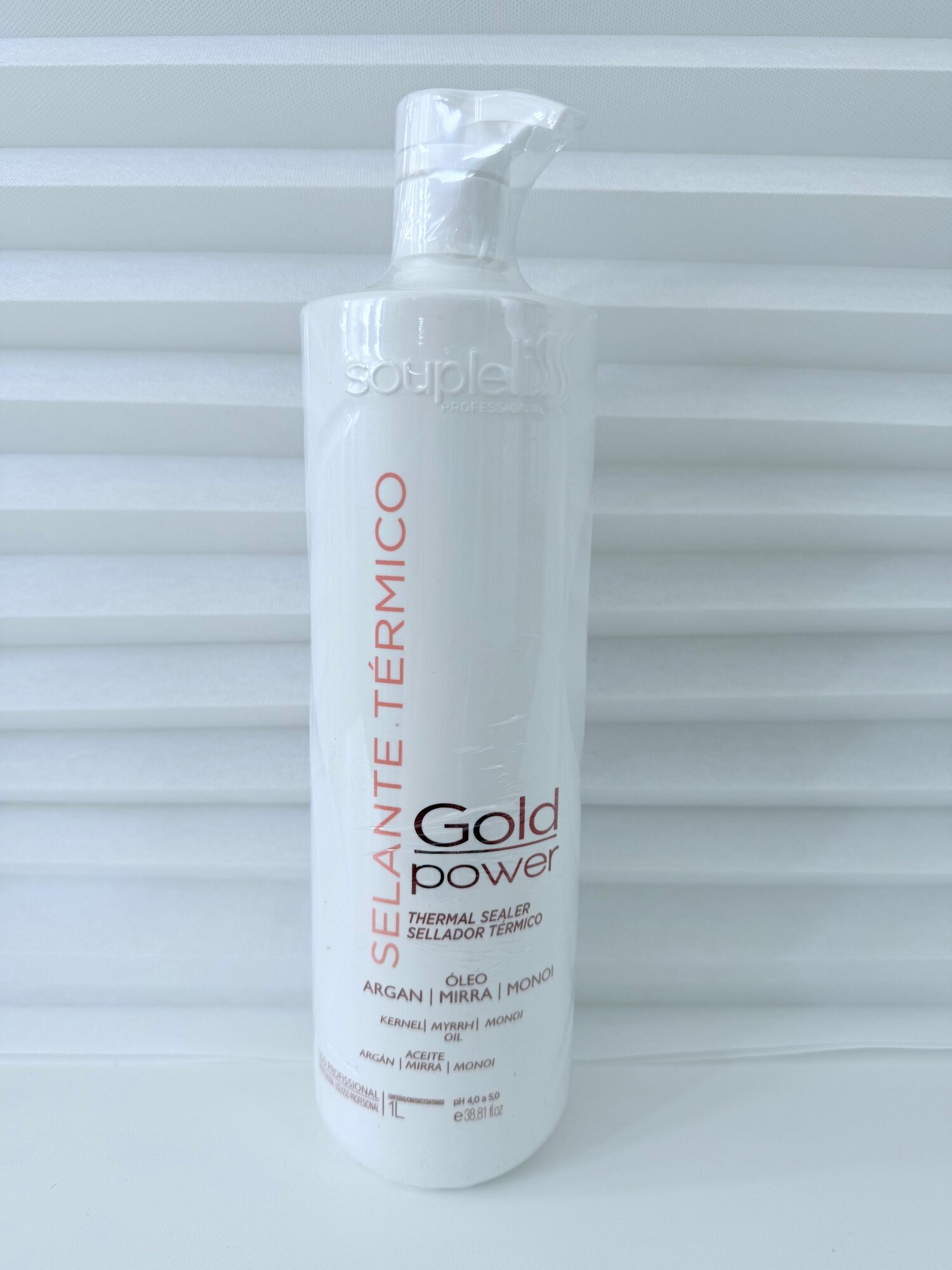 SoupleLiss Gold Power Selante Termico Кератиновый состав для выпрямления и восстановления волос, 1 л
