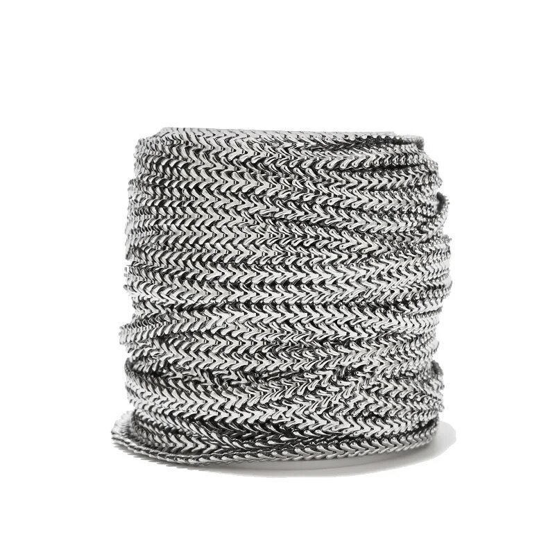 Цепочка "Елочка" Hollow S Fishbone, 1 метр
