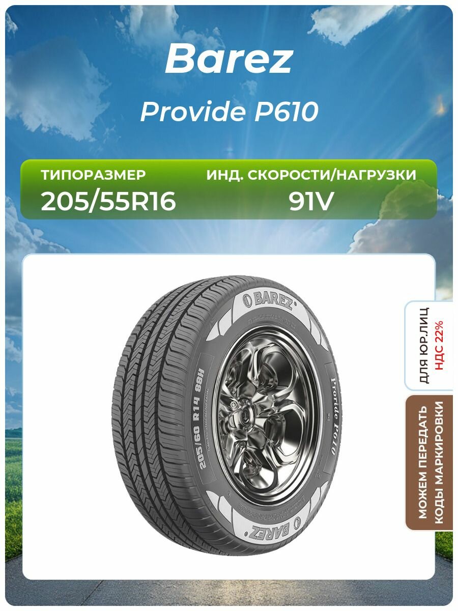 Шина BAREZ Provide P610